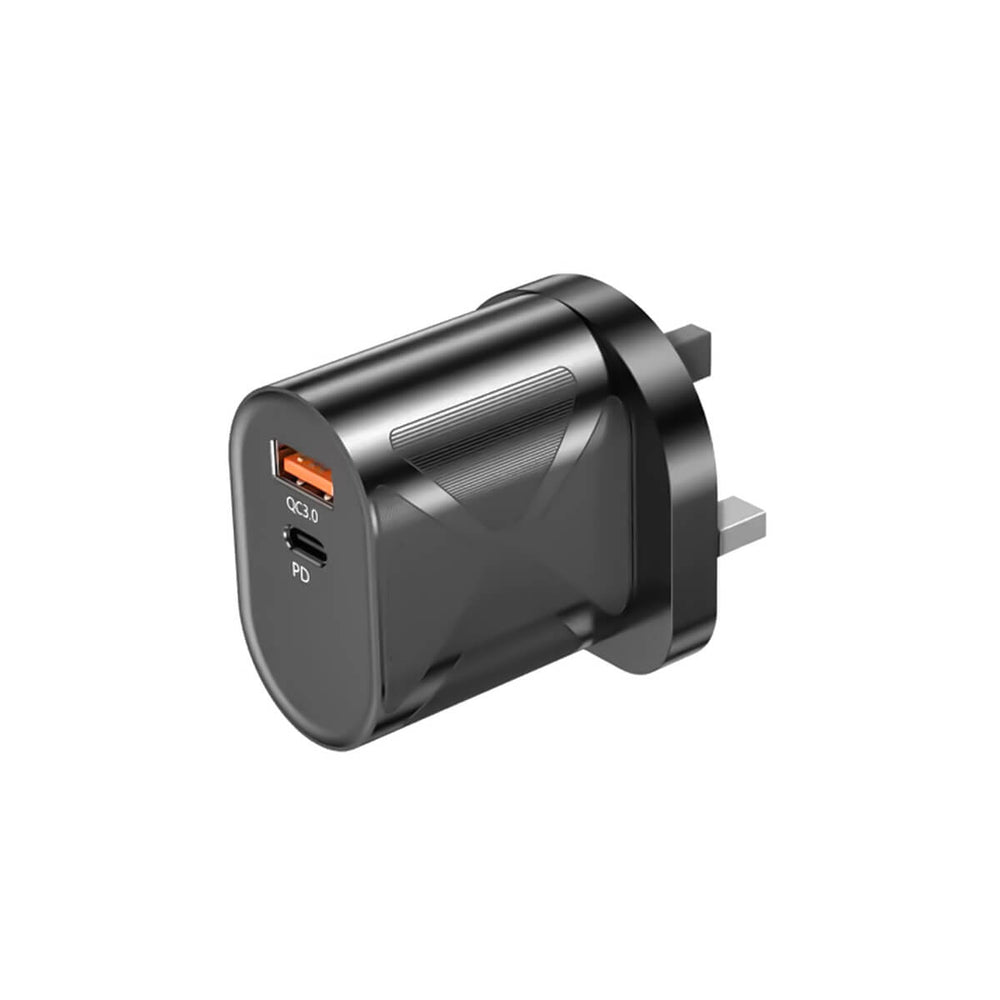 Dadu 25W Super Fast PD Charger with USB A to USB C Cable Black - Web Store