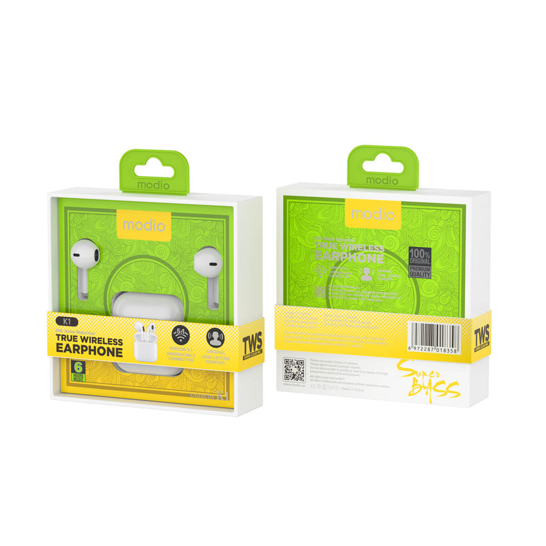 Modio K1 True Wireless Earbuds - Web Store